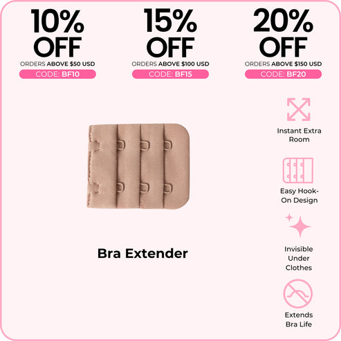 BOOMBA Bra Extender | Compatible with Comfy & Maternity Bras | BOOMBA