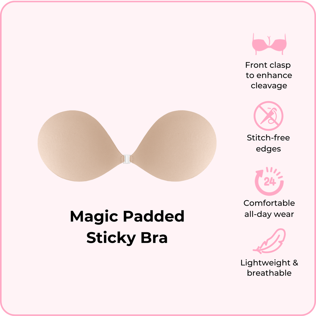 Magic Padded Sticky Bra – BOOMBA