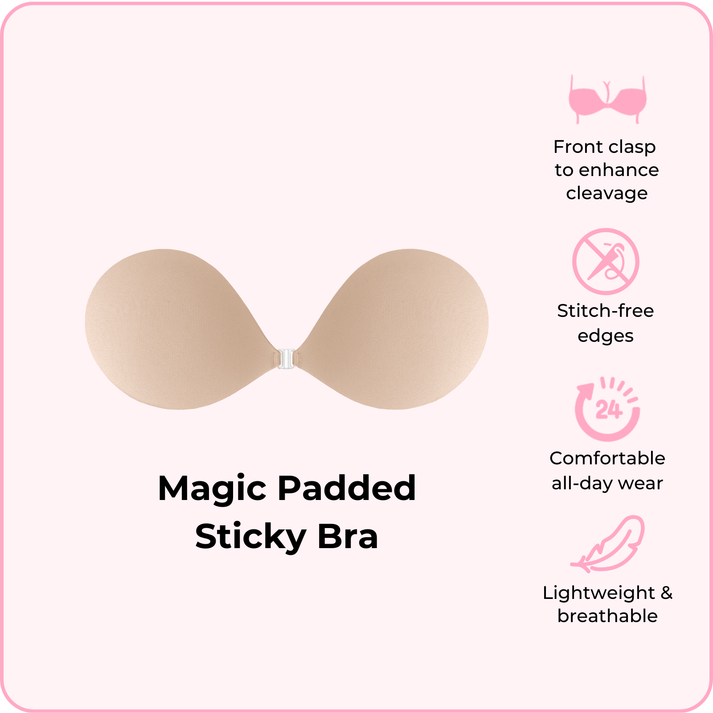 Magic Padded Sticky Bra – BOOMBA