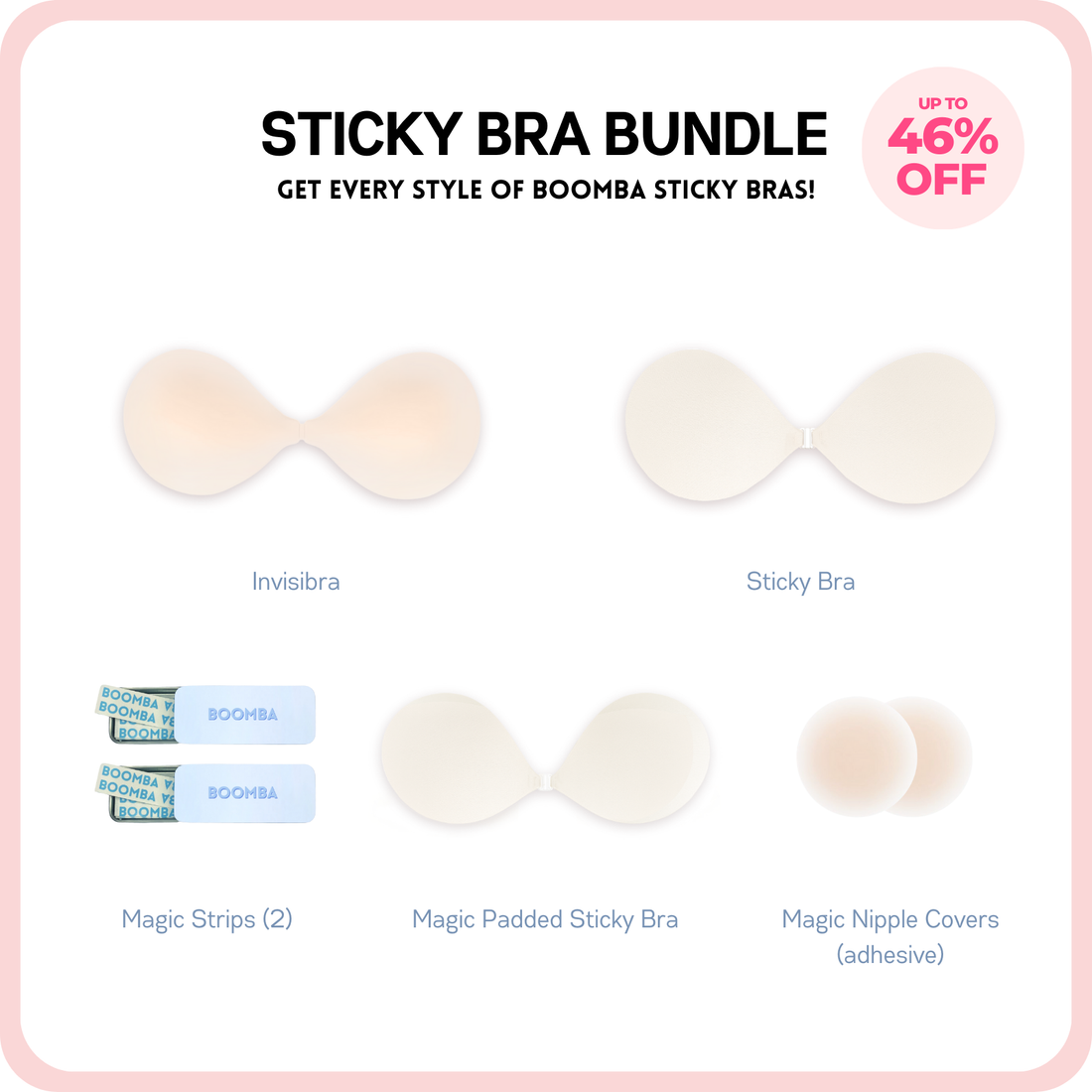 Sticky Bra Bundle – BOOMBA