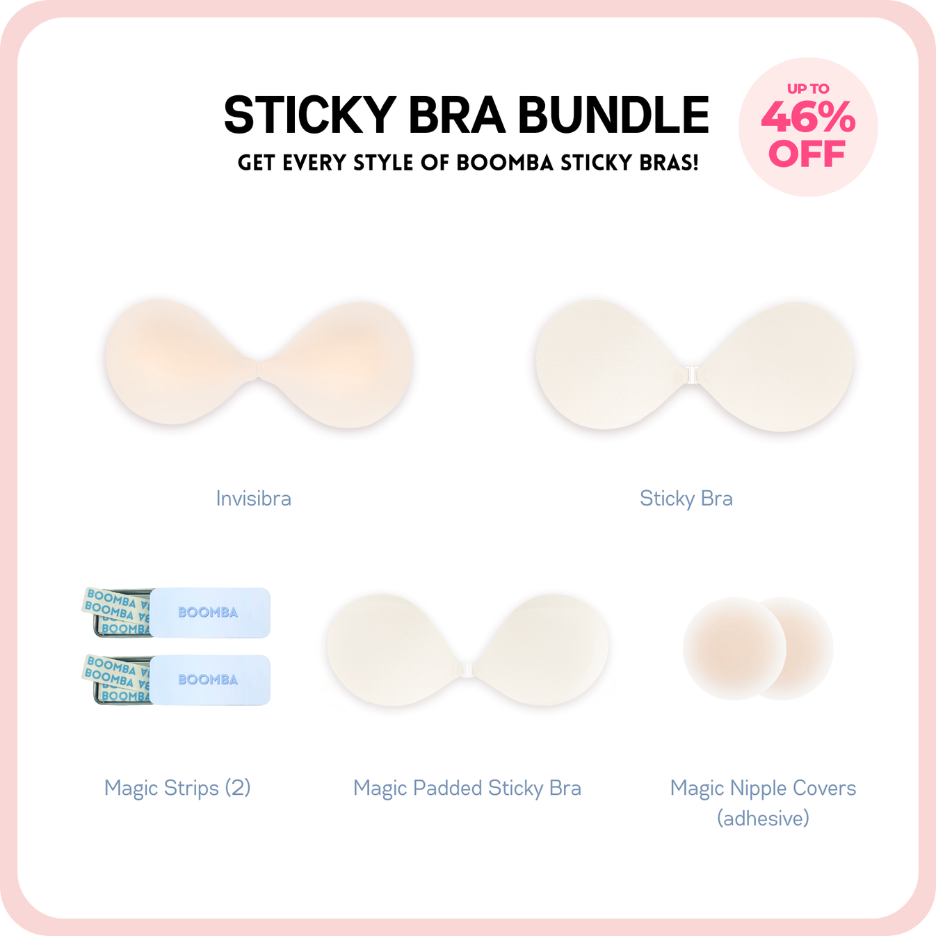 Sticky Bra Bundle – BOOMBA